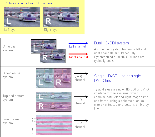 A) Recording and viewing 3D in the field